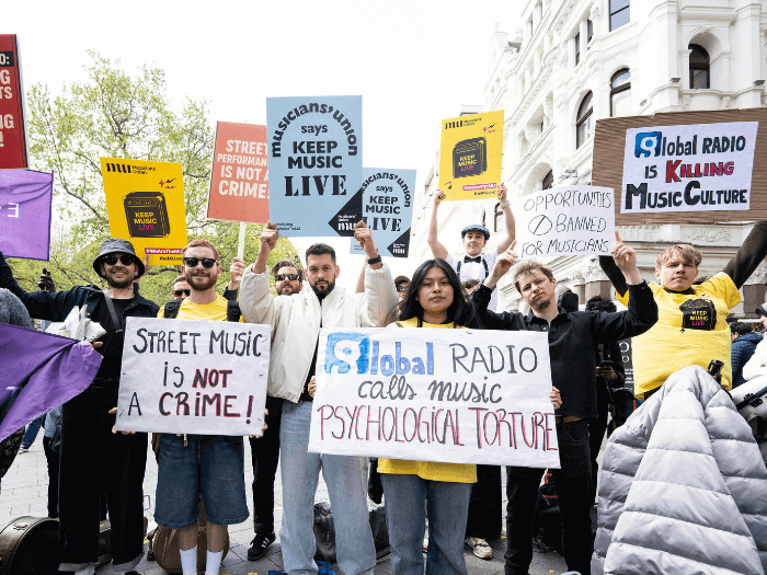 MU Protests Against Potential Busking Ban in Leicester Square | The MU